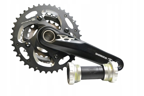 Korba Rowerowa Shimano Deore XT FC-M782 3x10s 175mm 40-30-22T+ SUPORT /E56/ - 16592983643 ...