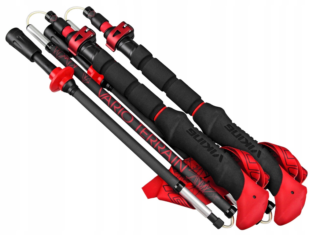 KIJE TREKKINGOWE VIKING SPIDER FS SKŁADANE CARBON - 9059748150 ...