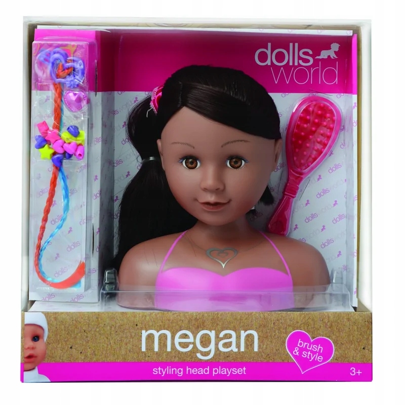 DOLLS WORLD 08731 GŁOWA DO STYLIZACJI MEGAN Z - 12666549002 - oficjalne ...