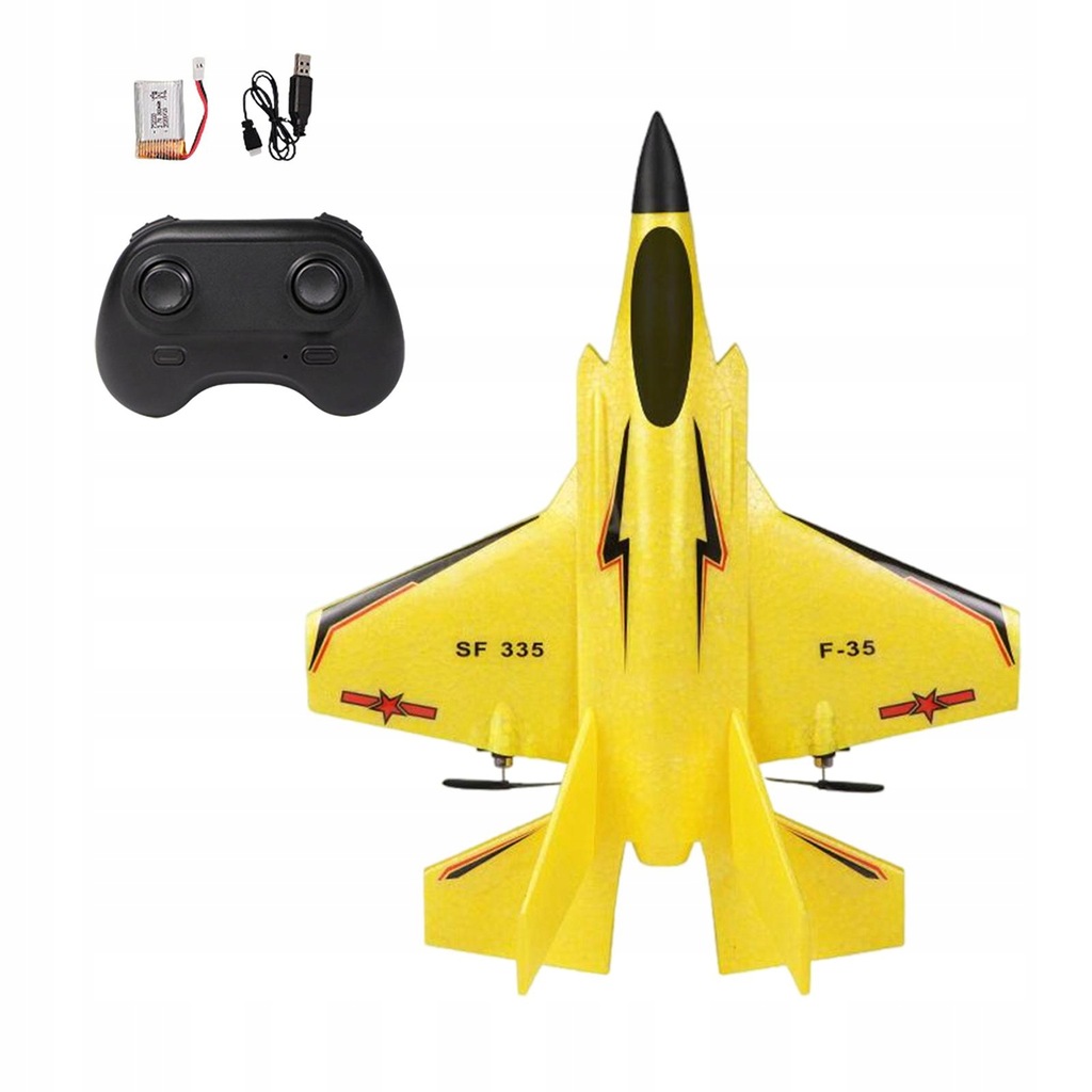2CH EPP Foam RC Aircraft Radio Control Yellow - 13696575734 - oficjalne ...