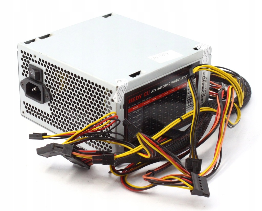 Zasilacz ATX 500W HEDY EU PSU.HE500 - 12821344002 - oficjalne archiwum Allegro