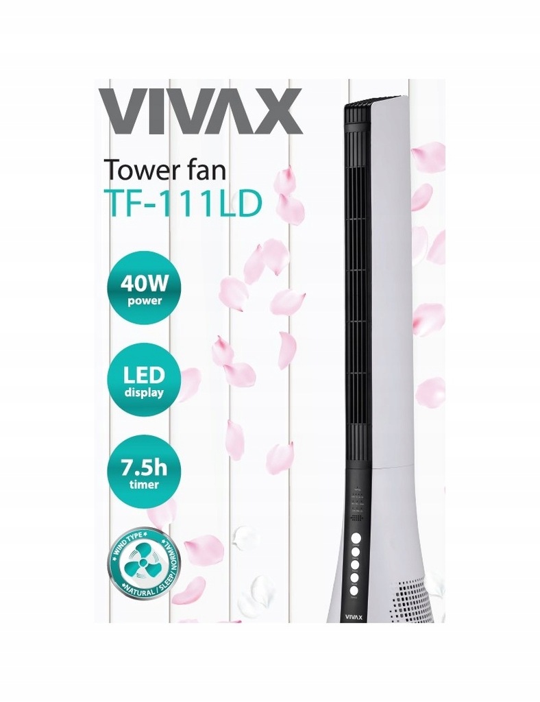 Купить Колонной вентилятор VIVAX TF-111LD, 5в1: отзывы, фото и ...