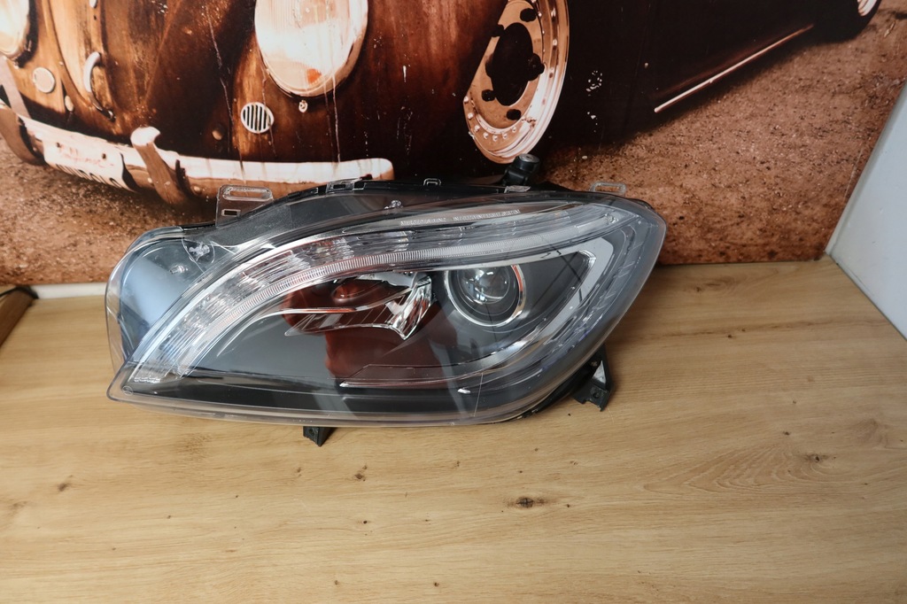 MERCEDES ML W166 A1668205459 BI-XENON SKRĘTNY LEWY LAMPA LAMPY ...