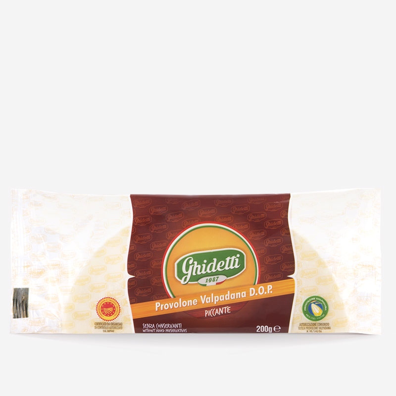 Ser z Włoch Provolone Valpadana Piccante DOP 200g Ghidetti ...