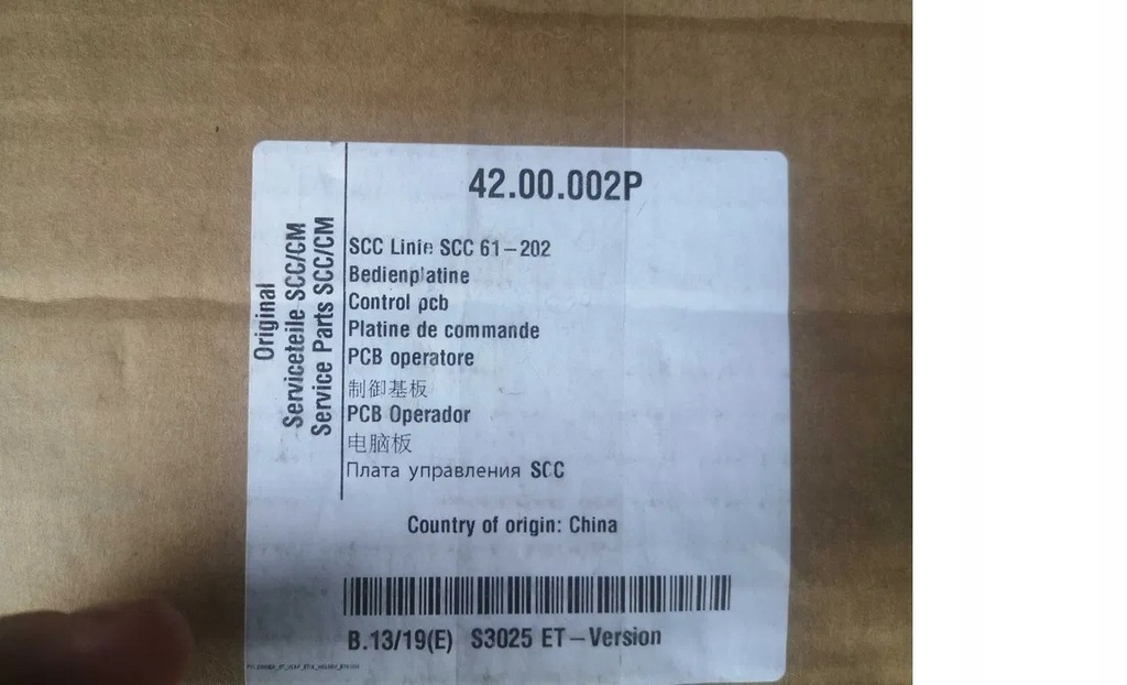 Płyta główna PCB Scc rational 42.00.002 p , 61-202 - 12480075097 ...