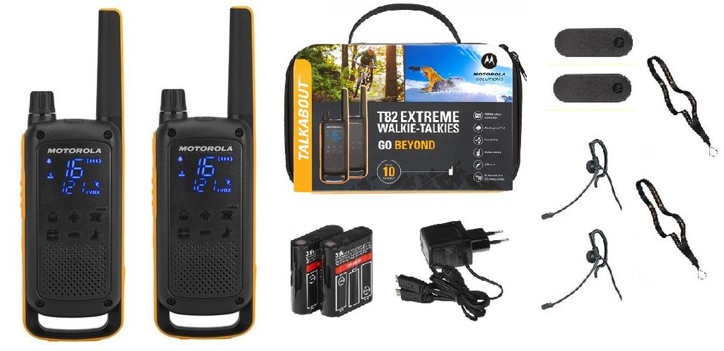 MOTOROLA T82 EXTREME KRÓTKOFALÓWKI ETUI SŁUCHAWKI - 7202517262 ...