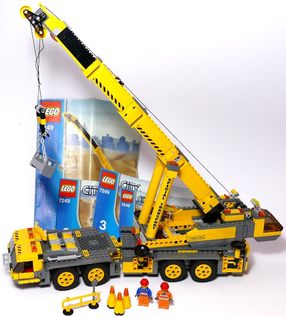 LEGO CITY 7249 RUCHOMY ŻURAW XXL używany - 12097280977 - oficjalne ...