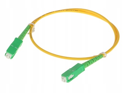 PATCHCORD ŚWIATŁOWODOWY PRZEWÓD KABEL SC/APC 0.5 m - 11437810627 ...