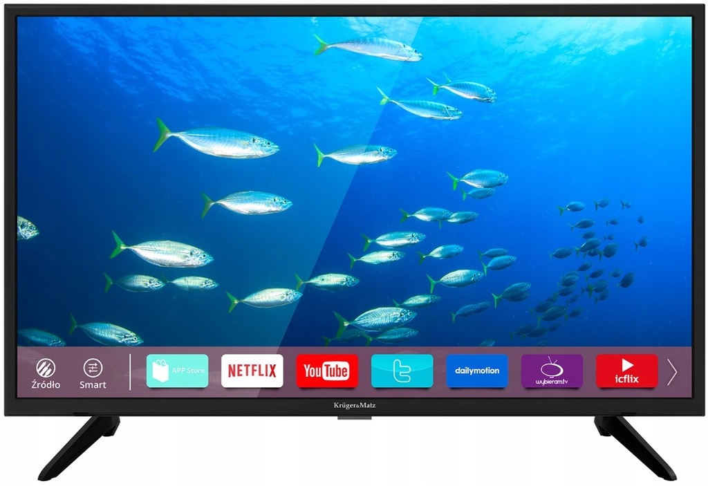 TELEWIZOR 40 CALI SMART TV FULL HD WI-FI HDMI LED - 9025451793 - oficjalne archiwum Allegro