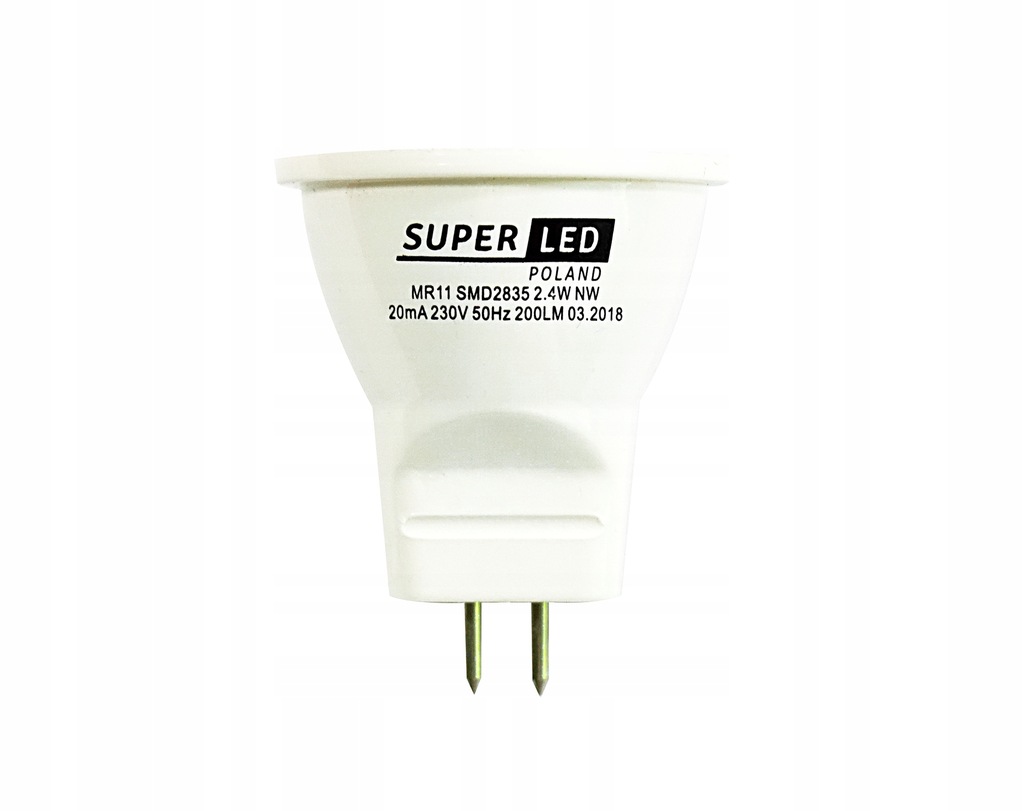 Żarówka LED MR11 2,4W 230V SMD 2835 35 mm - 6956171189 - oficjalne ... Żarówka LED MR11 2,4W 230V SMD 2835 35 mm - 6956171189 - oficjalne ...