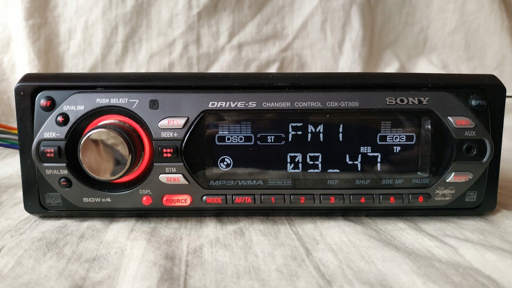 SONY CDX-GT300 - Xplod - AUX - BBE - GWARANCJA - - 12034164453 ...