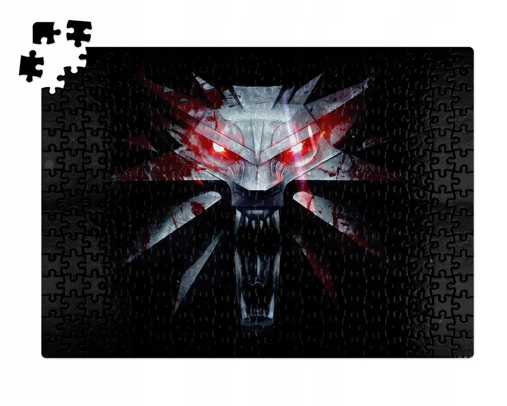 PUZZLE - WIEDŹMIN WITCHER - 24 el + PUDEŁKO - 12901421441 - oficjalne ...
