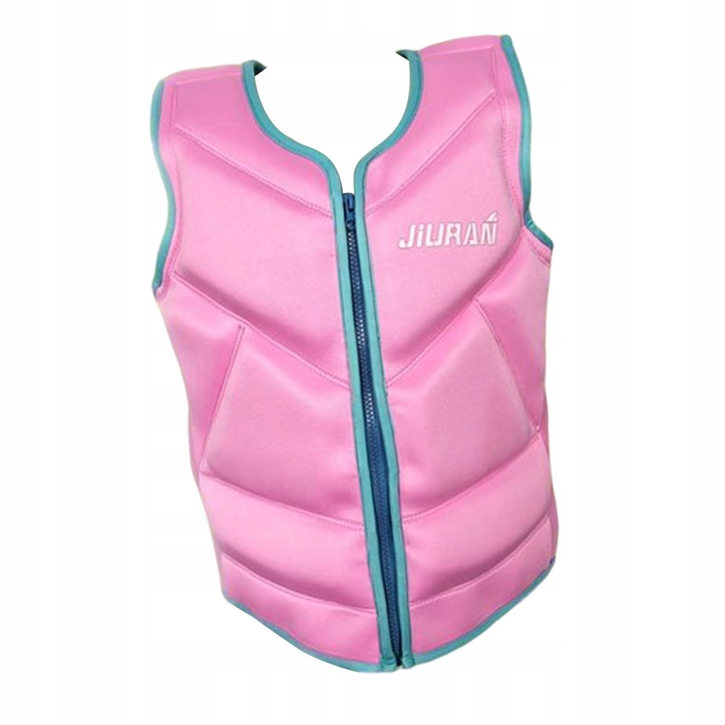 Youth Life Jacket Floating Vest Zipper Closure for Sailing Fishing Pink ...