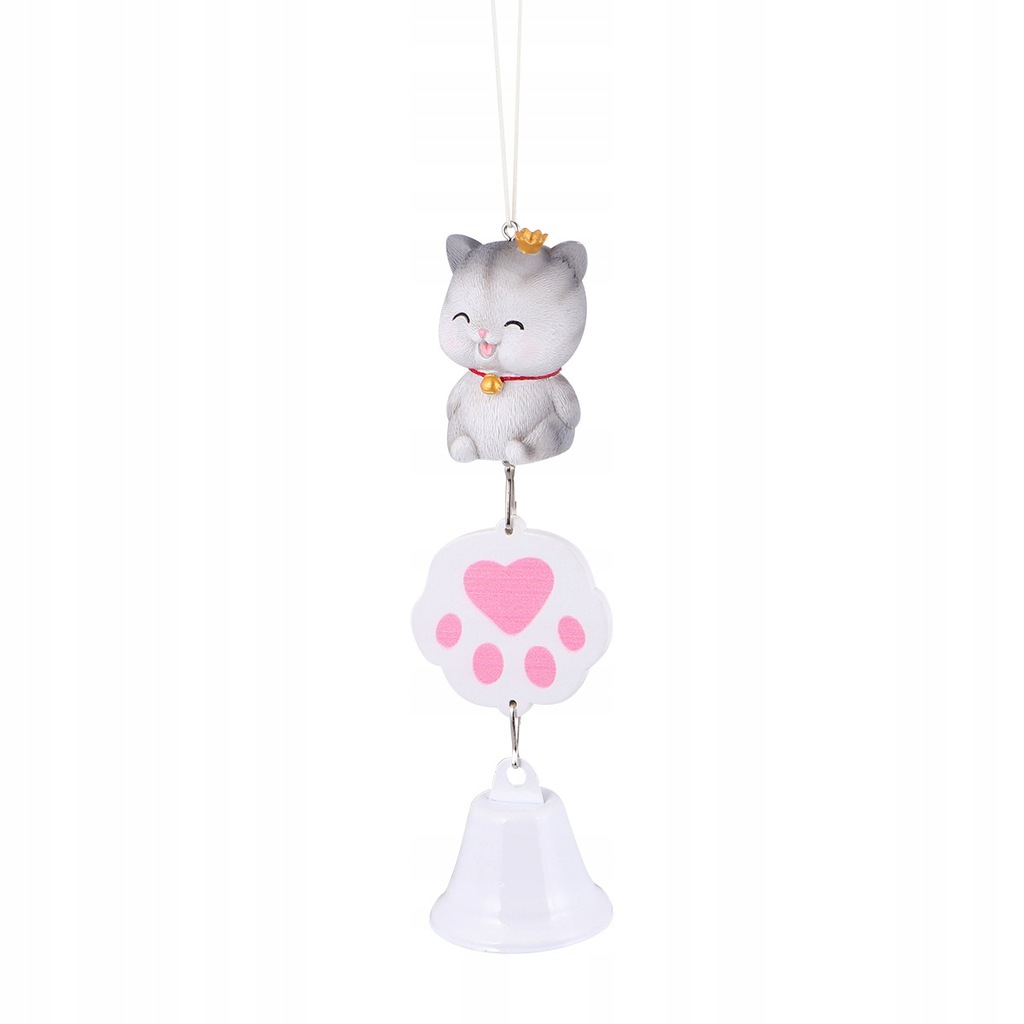 Cartoon Kitten Wind Chimes Angel Cat Ring - 13787099008 - oficjalne ...