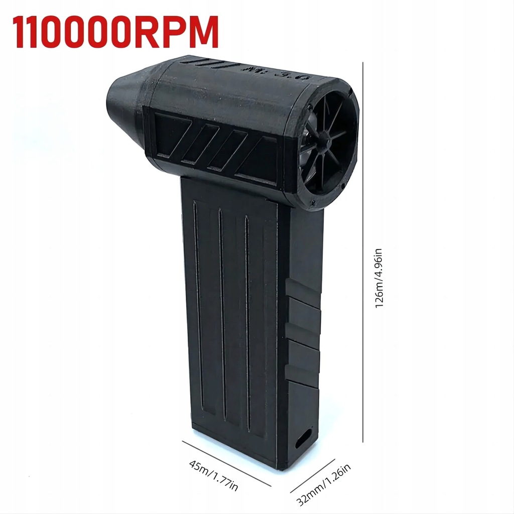 Powerful Blower with High Speed Duct Fan Mini Turbo Jet Fan 110,000 RPM ...