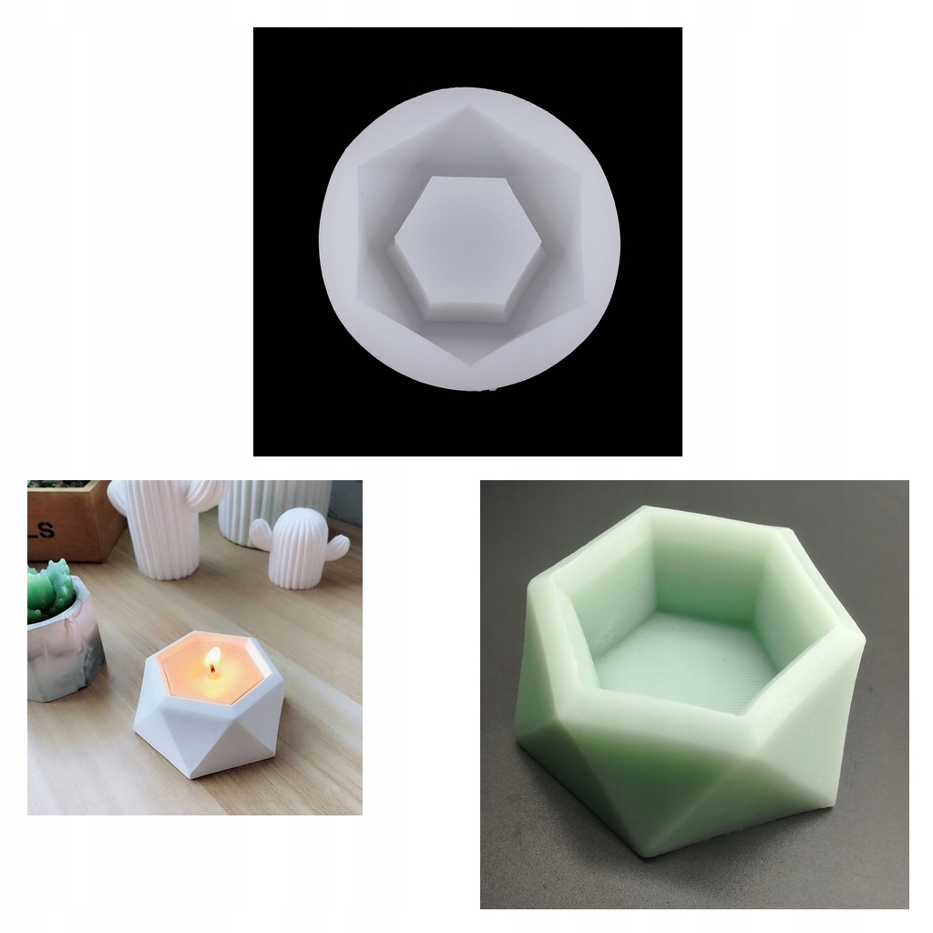 Formy silikonowe do betonu. Doniczki - 10585660261 - oficjalne archiwum ...