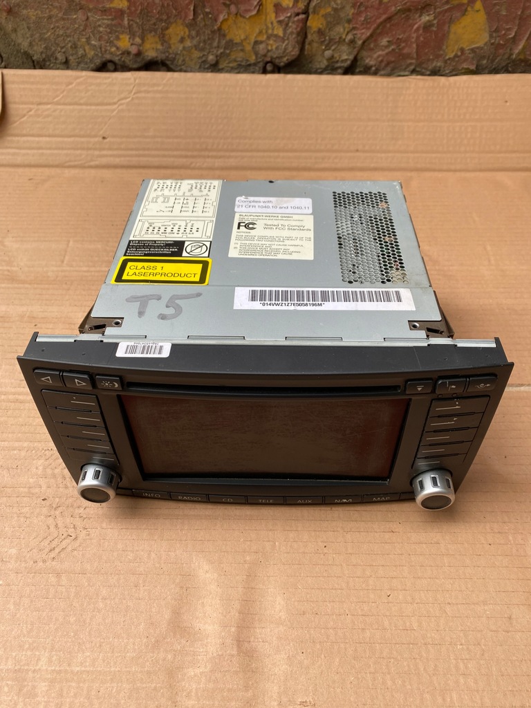 VW VOLKSWAGEN T5 MULTIVAN RADIO NAWIGACJA NAVI BLAUPUNKT 7H0035191 - 15519422626 - oficjalne ...