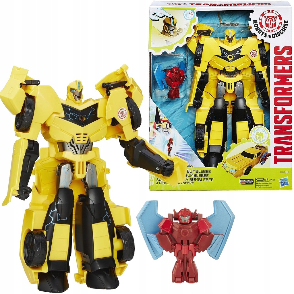 HASBRO TRANSFORMERS ROBOTS IN DISGUISE BUMBLEBEE I MINI-CON BUZZSTRIKE ...