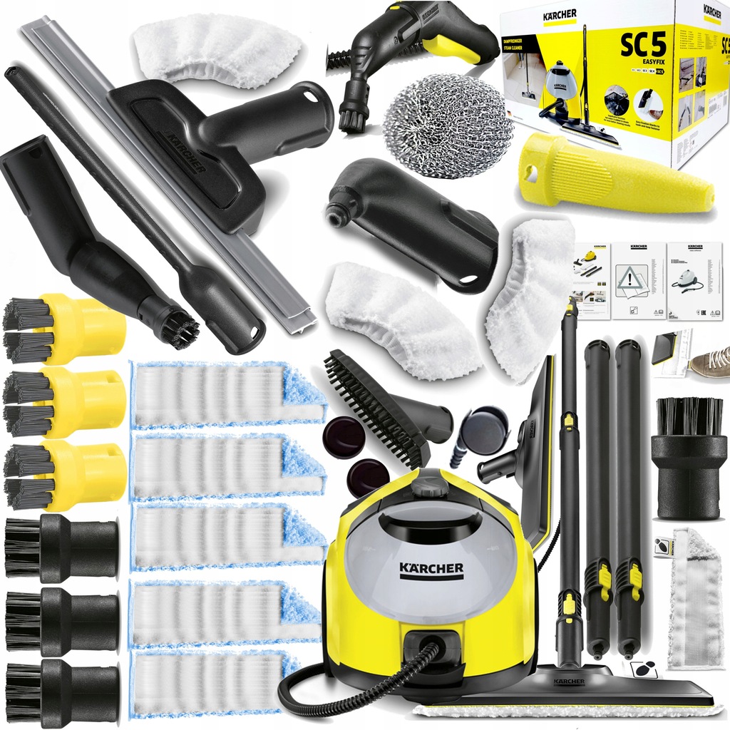 KARCHER SC5 PAROWNICA MYJKA PAROWA MAXX SET PRO XL - 11012572063 ...