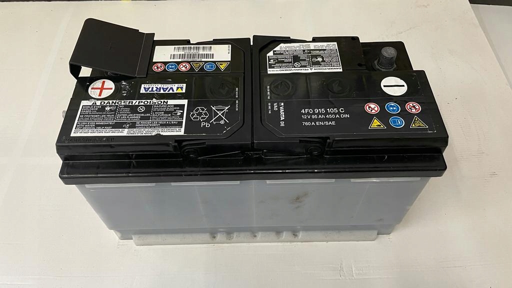 AUDI A6 C6 AKUMULATOR VARTA 95AH 760A 4F0915105C - 12421201453 ...