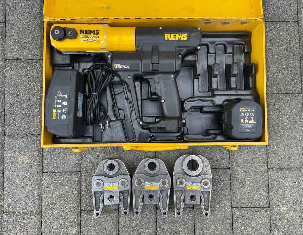 Zaciskarka do rur Rems Akku Press ACC ALU PEX 2020 - 11991254004 ...