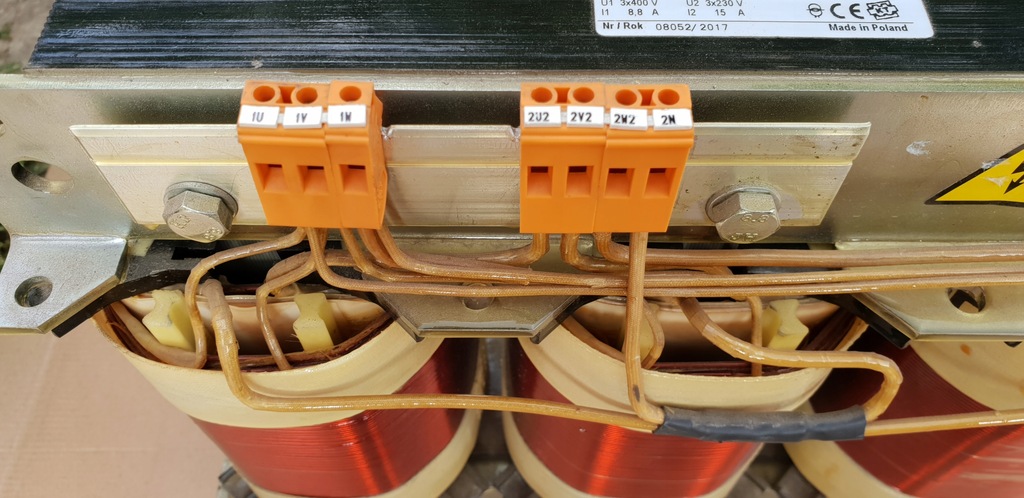 Transformator separacyjny 3-fazowy ELHAND - 7982785254 - oficjalne archiwum Allegro