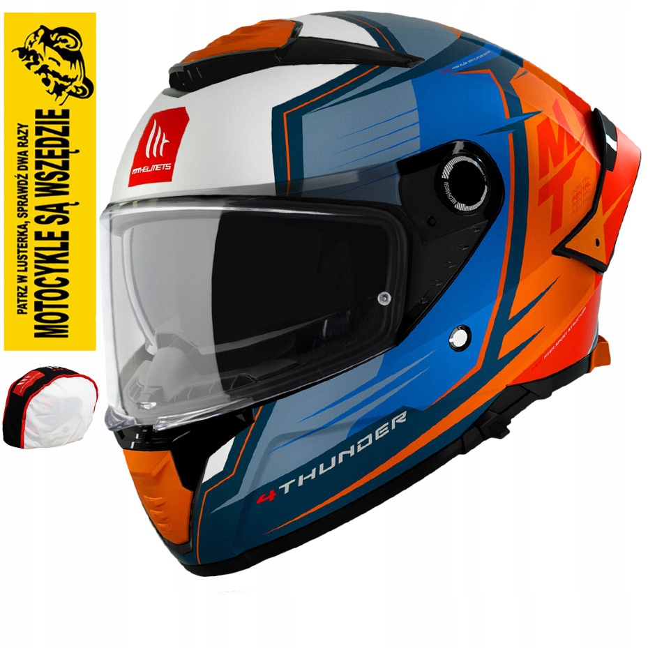Kask Motocyklowy Mt Thunder 4 Sv Pental B4 Matt M 13484710597 Oficjalne Archiwum Allegro