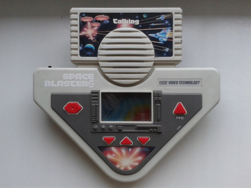 SPACE BLASTERS VTECH z 1988 roku gra elektroniczna - 7492344308 ...