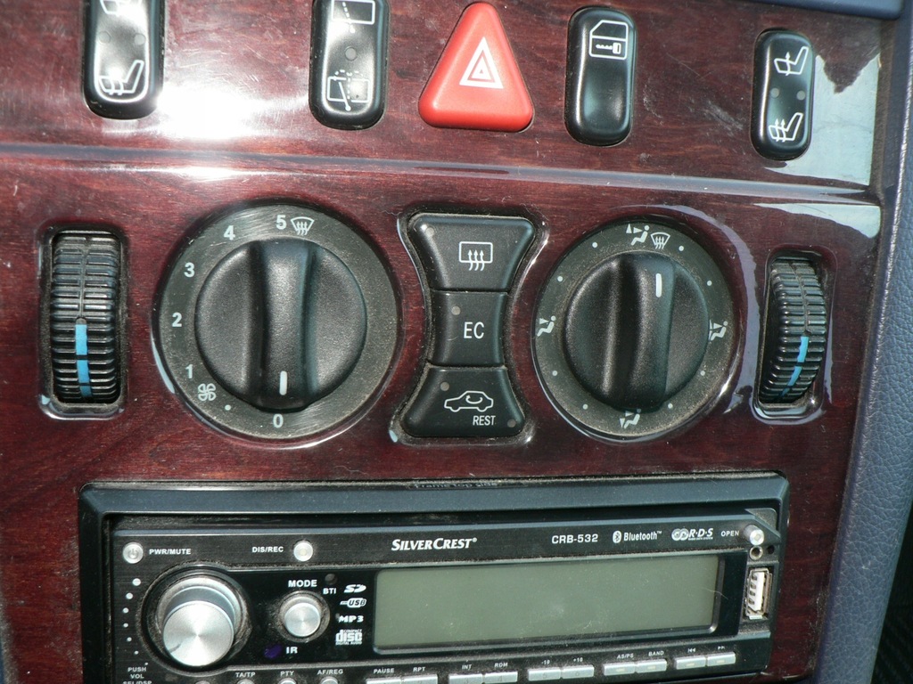 MERCEDES W210 PANEL KLIMATYZACJI - 12489010880 - oficjalne archiwum Allegro