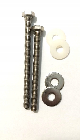 FS ŚRUBY DO MOCOWANIA STATECZNIKA 6 mm x 85+75 mm - 12677065232 ...