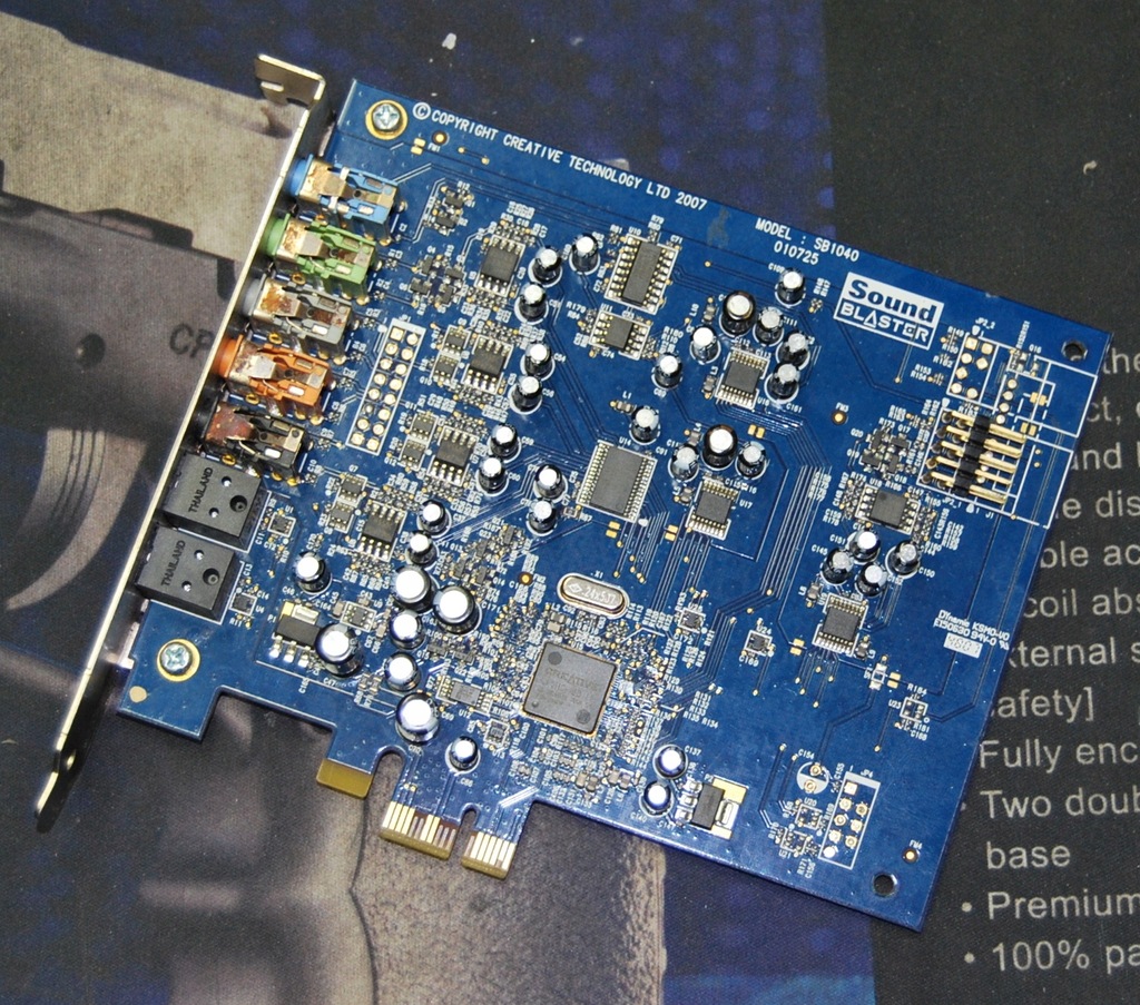 Creative Sound Blaster X-Fi 7.1 SB1040 PCIe - 8978715156 - oficjalne ...