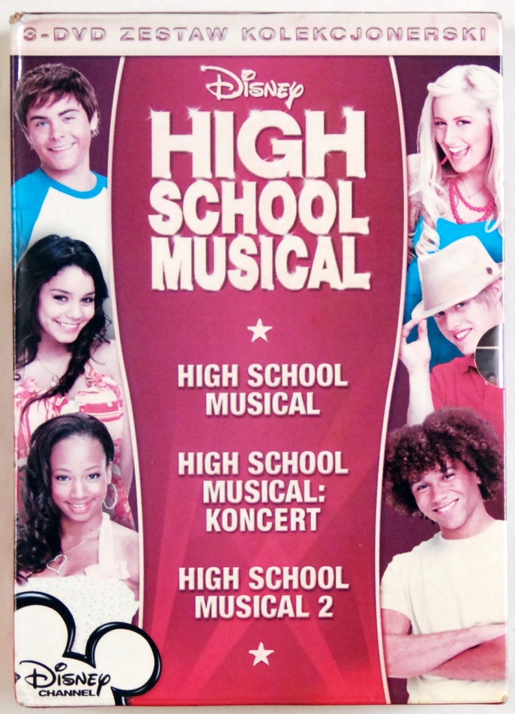 High School Musical 3-DVD Zestaw Kolekcjonerski - 13016259191 ...