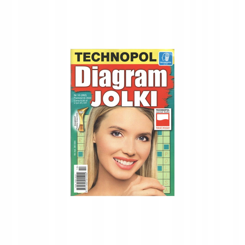 krzyżówka Diagram Jolki 10/2022 Technopol - 12673818029 - oficjalne archiwum Allegro