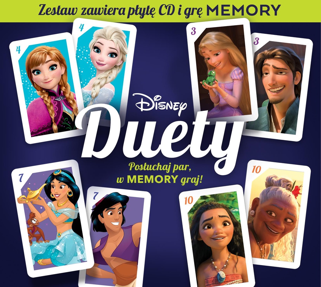 VARIOUS/ DISNEY DUETY+KARTY MEMORY (PL) - 11900831242 - oficjalne ...