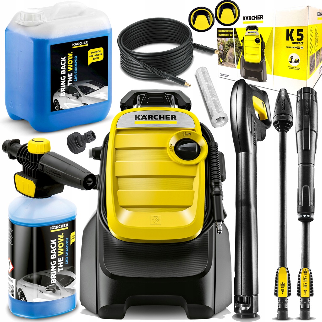 KARCHER K5 COMPACT MYJKA CIŚNIENIOWA FJ10 + RM 619 - 11857311665 - oficjalne archiwum Allegro