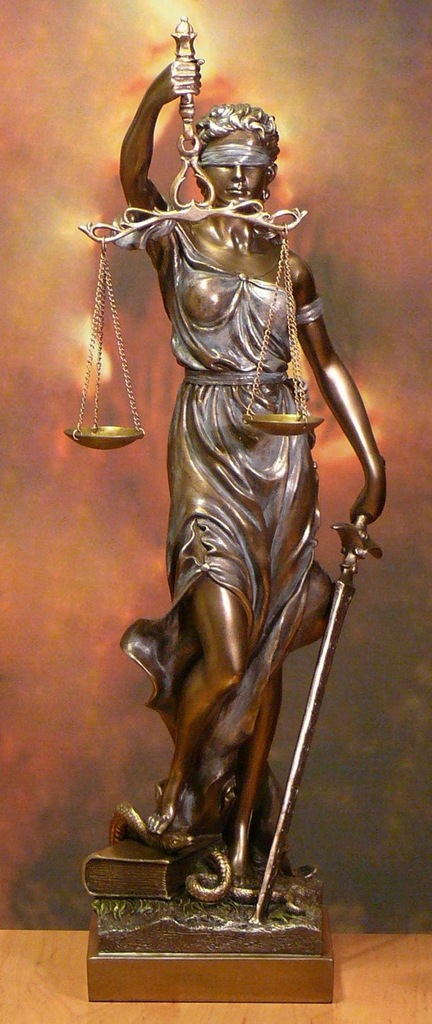 PIĘKNA TEMIDA Bogini sprawiedliwości FIGURKA - 8349139585 - oficjalne ...