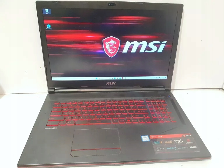 LAPTOP MSI GL73 8RC 1TB HDD+128GB SSD/8GB/I5-8300 - 15090104432 - oficjalne archiwum Allegro