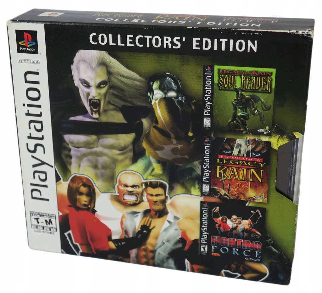 PS1 BLOOD OMEN SOUL REAVER FIGHTING FORCE EIDOS CE - 13497470023 ...