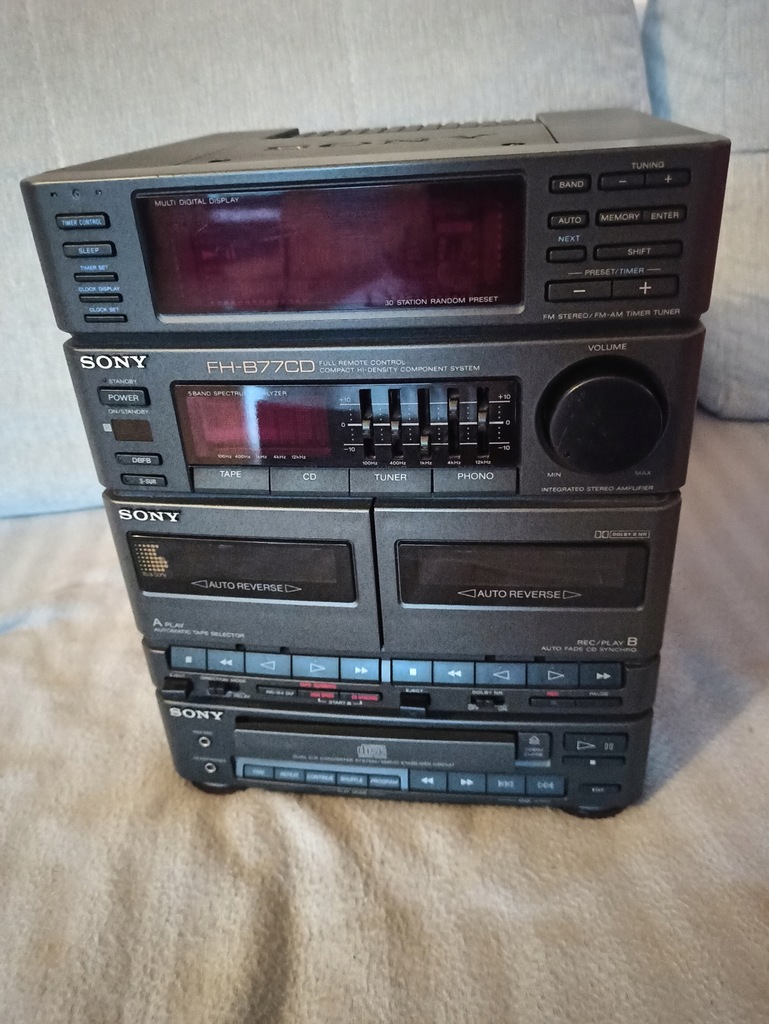 221.WIEŻA SONY FH-B77CD - 12973339820 - oficjalne archiwum Allegro