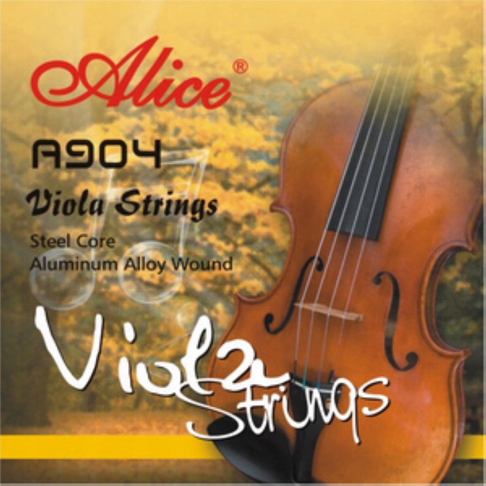 Alice, Viola Strings Set, 15 inch, Steel Core, Al-Mg and Nickel Wound, A904 - 16445576081 ...
