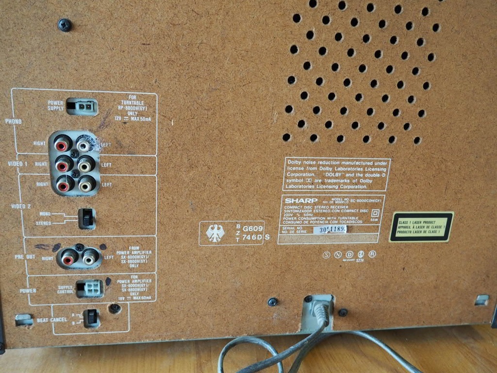 SHARP system SC- 8000 przedwzmacniacz - 12528475807 - oficjalne ...