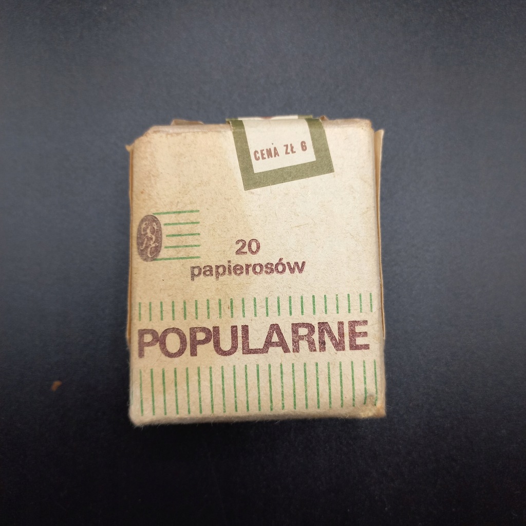 PAPIEROSY POPULARNE PRL - 13542793591 - oficjalne archiwum Allegro