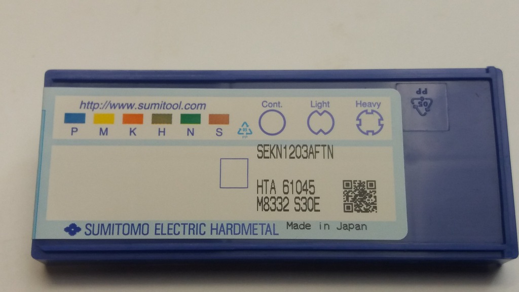 PŁYTKI SKRAWAJĄCE SEKN 1203 AFTN S30E SUMITOMO - 7544458126 - oficjalne ...