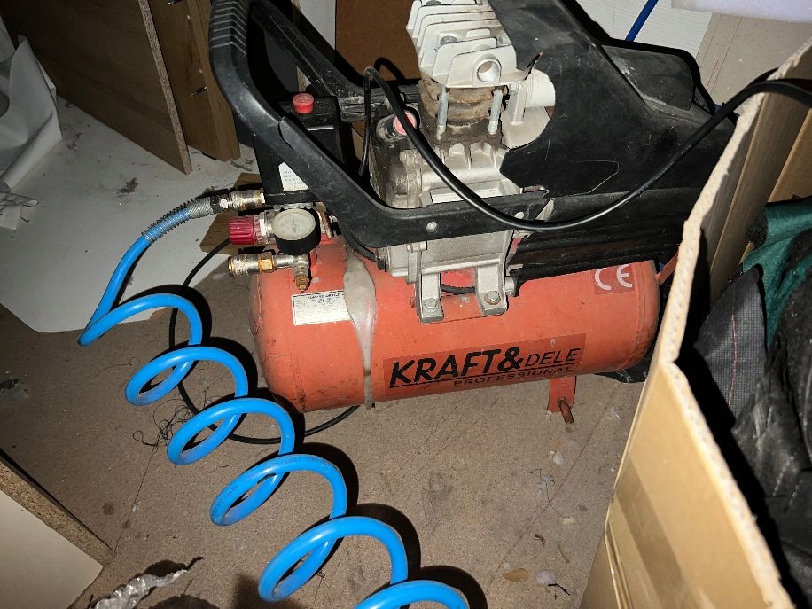 Kompresor olejowy sprężarka 24L 230V 8 bar 205L/MID KD400 - 16552635955 ...