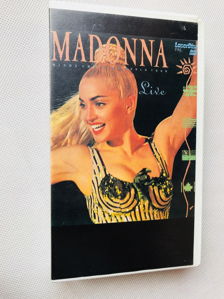 Madonna Blond Ambition tour VHS polskie wydanie - 11092699002 - oficjalne archiwum Allegro