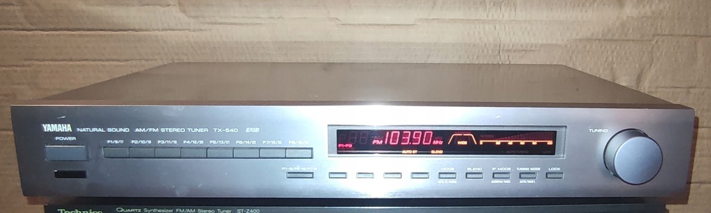 TUNER RADIOWY YAMAHA TX-540 B.DOBRY MODEL RADIA ! - 13036044312 ...
