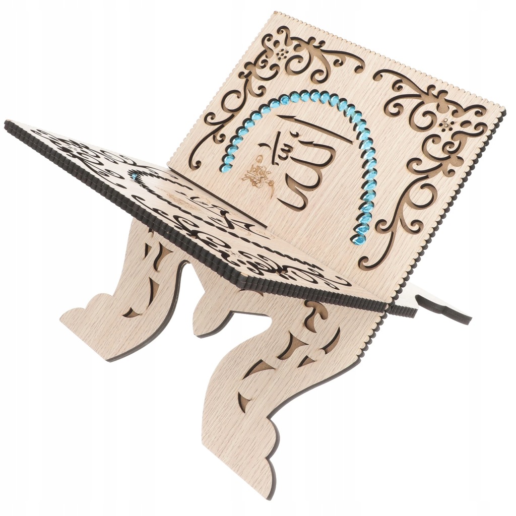 Desk Stand Quran Holder Bible Foldable Bookshelf - 13799696017 ...