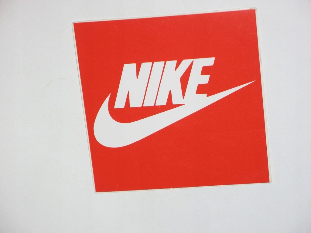 NIKE naklejka z PRL - 13072447424 - oficjalne archiwum Allegro