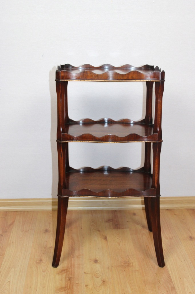 Etażerka, regalik z trzema półkami,Reprodux Anglia - 12631066197 ...