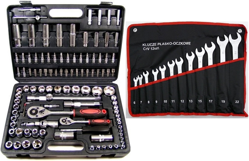 ZESTAW KLUCZE NASADOWYCH NASADOWE 108+ 6-22 GEKO - 12816663945 - oficjalne archiwum Allegro